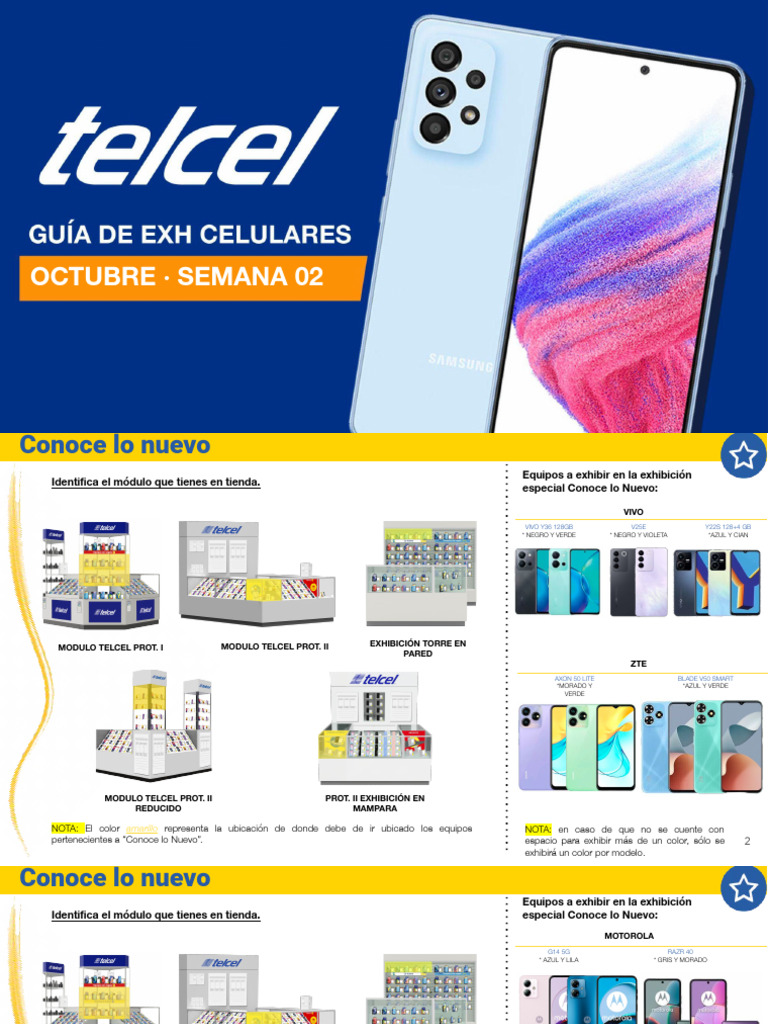 Nuevos Equipos y Promociones Telcel | PDF | Color | Ligero
