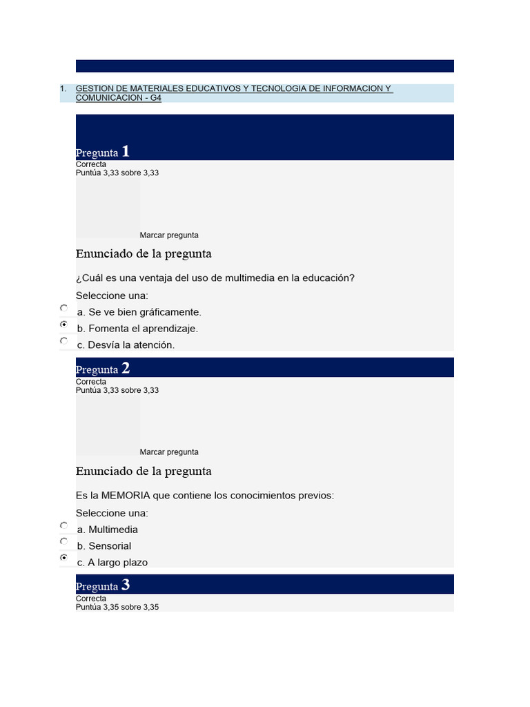 Gestion de Materiales Educativos y Tecnologia de Informacion y ...