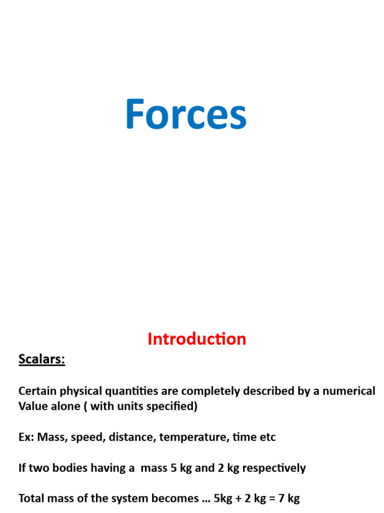 Forces ABC | PDF | Science & Mathematics