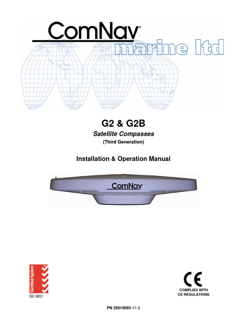 Comnav G3 Installation and Operation Manual | PDF | Radar | Power Supply