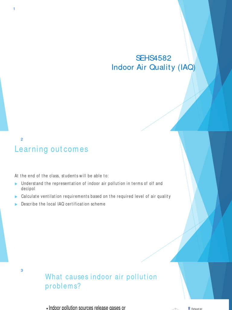 Indoor Air Quality: Sources and Solutions | PDF | Air Pollution | Human ...