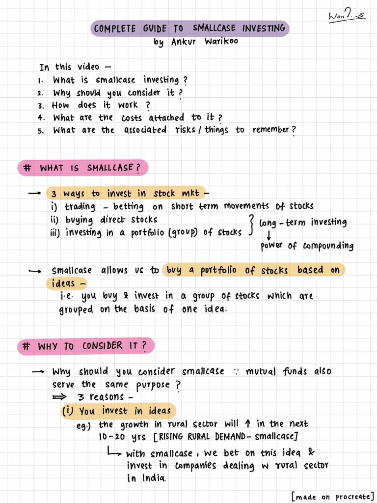Smallcase Investing Guide | PDF