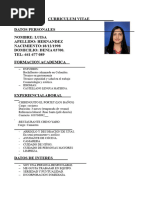 Curriculum Vitae María | PDF