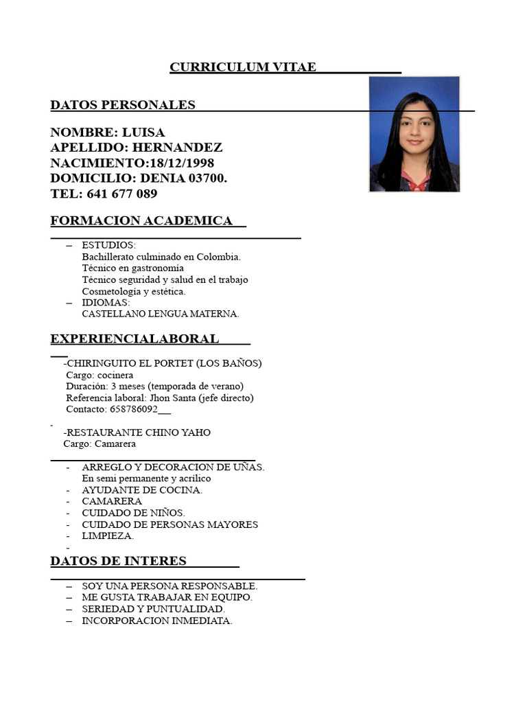 Luisa Hernandez | PDF