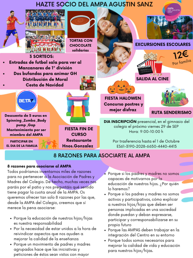 Hazte Socio Ampa 2023 | PDF