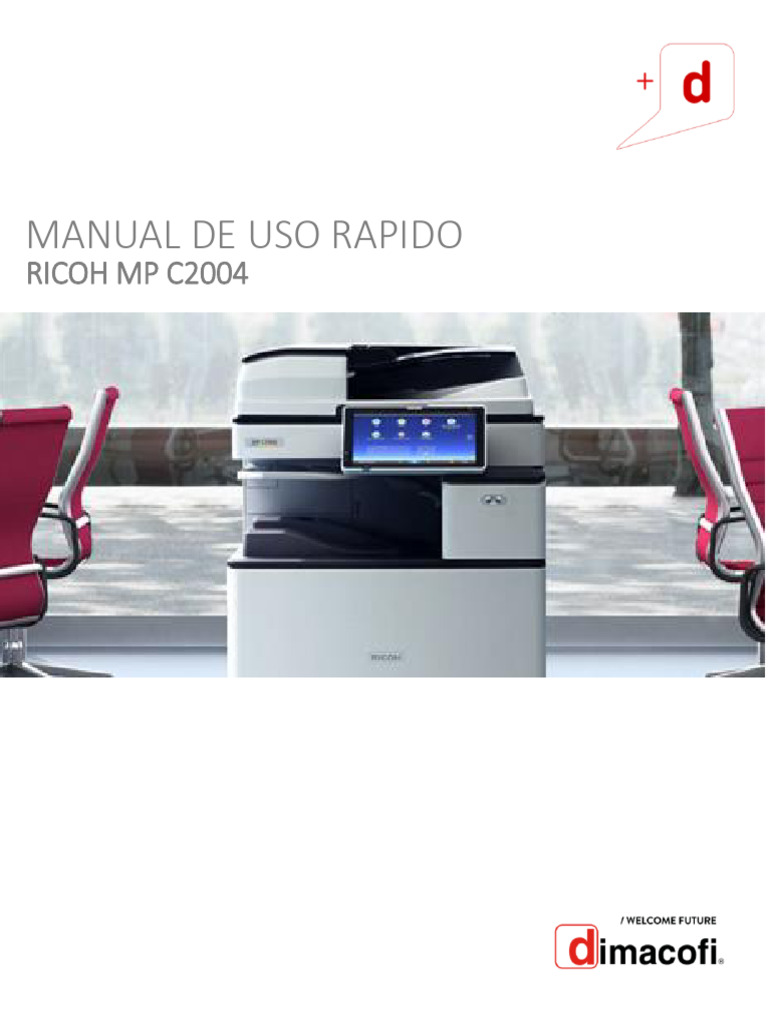 Ricoh MP C2004 | PDF | Impresora (Computación) | Equipo de oficina