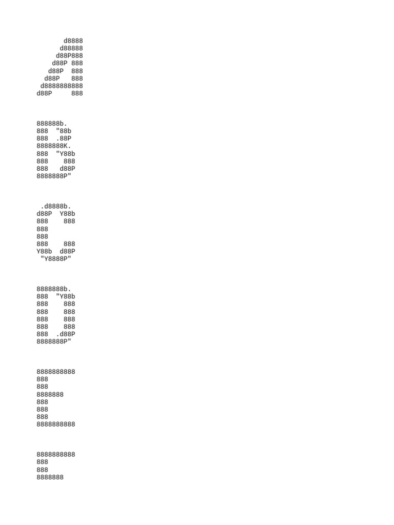 Colossal Font Symbols | PDF