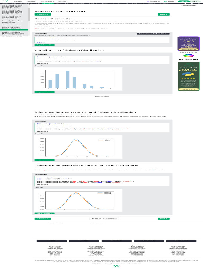 Poisson Distribution | PDF | Poisson Distribution | Teaching Mathematics