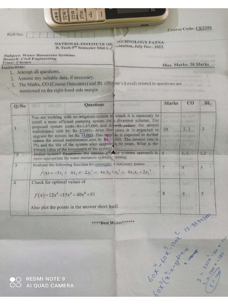 5th Sem (Midsem Pyq) | PDF