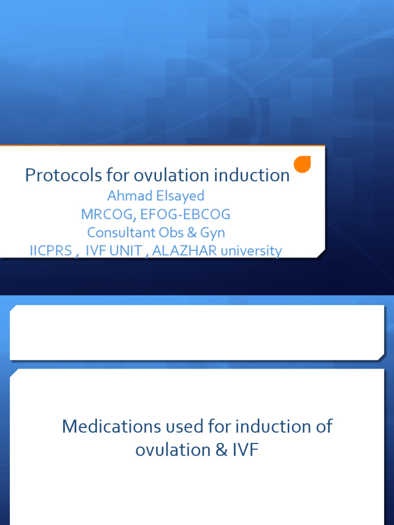 Protocols of Ovulation Induction PDF | PDF
