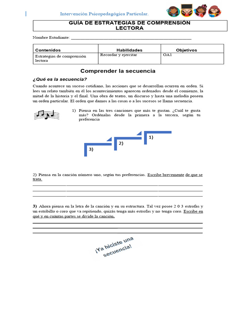 Habilidades de Secuencia - Causa y Efecto | PDF | Artes del lenguaje y ...