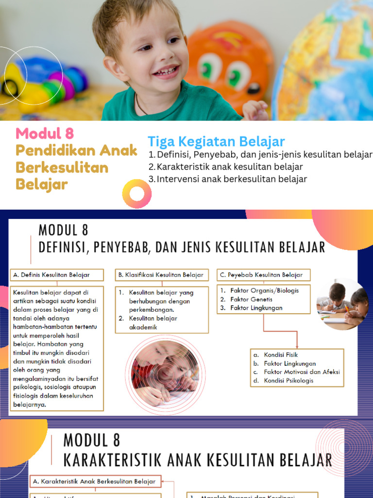 Modul 8 Pendidikan Anak Berkesulitan Belajar | PDF
