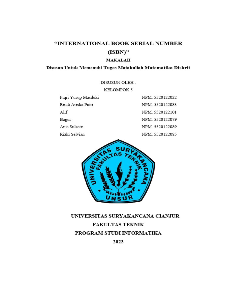 International Book Serial Number | PDF