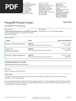 NIPT Sample Report | PDF | Medicine | Clinical Medicine