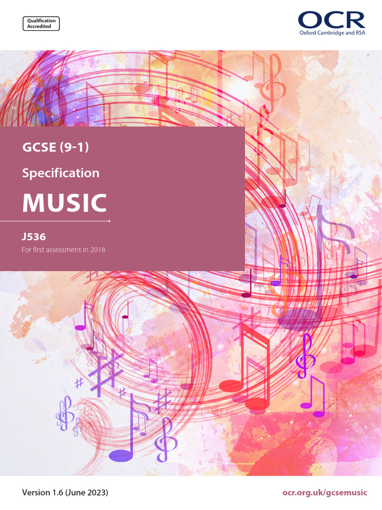 Specification Accredited Gcse Music j536 | PDF | Musical Compositions | Concerto