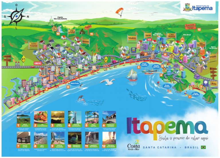 Mapa-Ilustrado-Itapema-SC | PDF