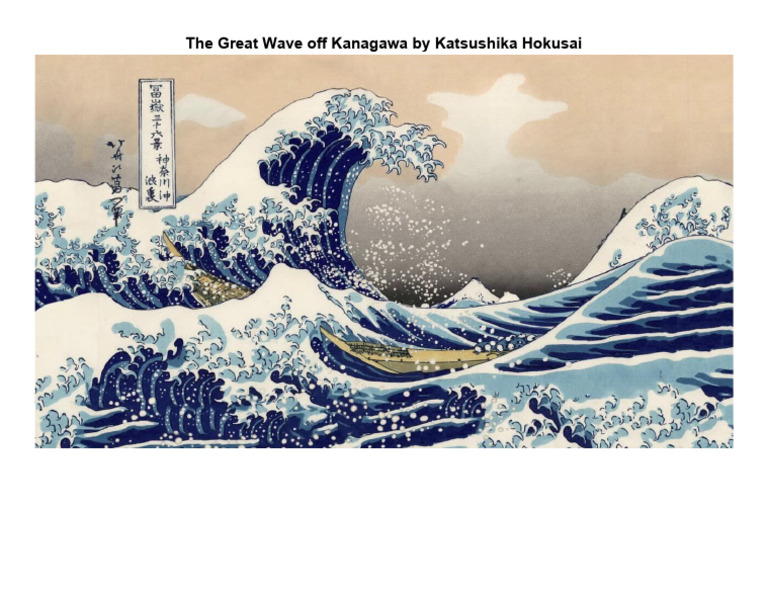 The Great Wave Off Kanagawa by Katsushika Hokusai | PDF