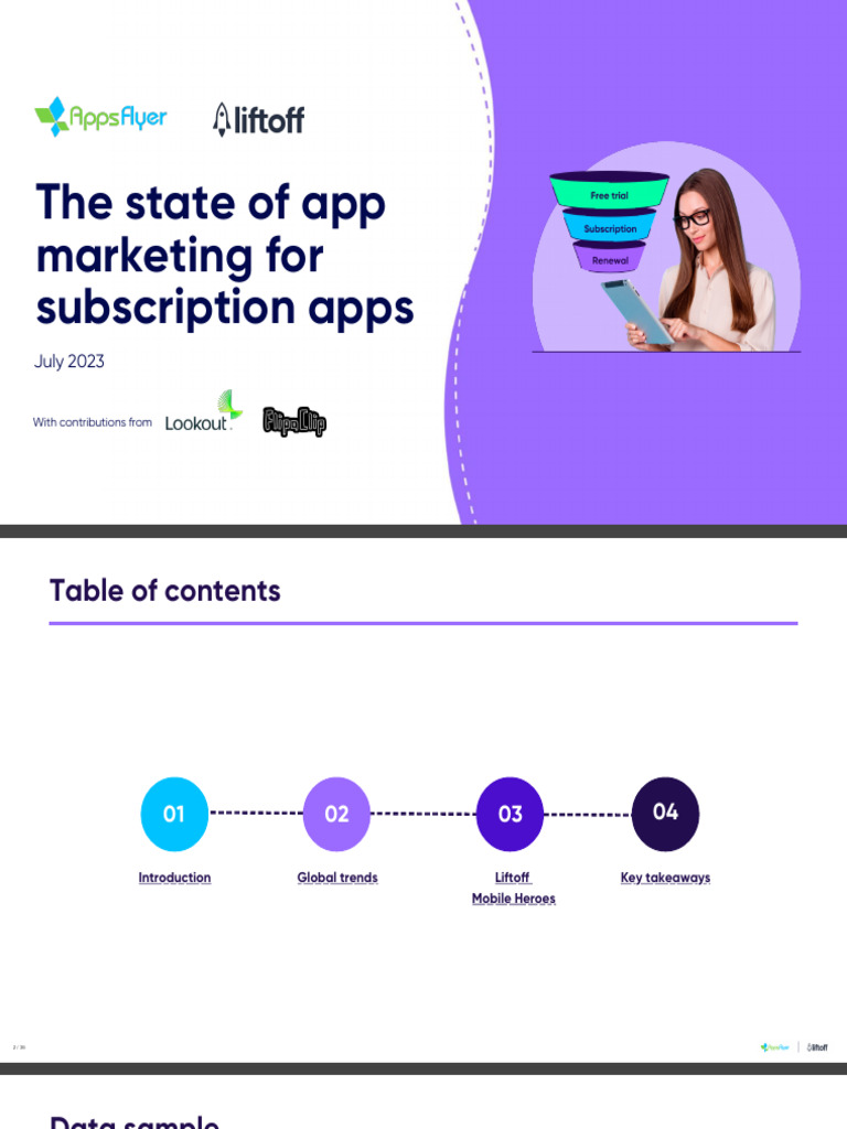 Subscription Report 2023 - AppsFlyer | PDF