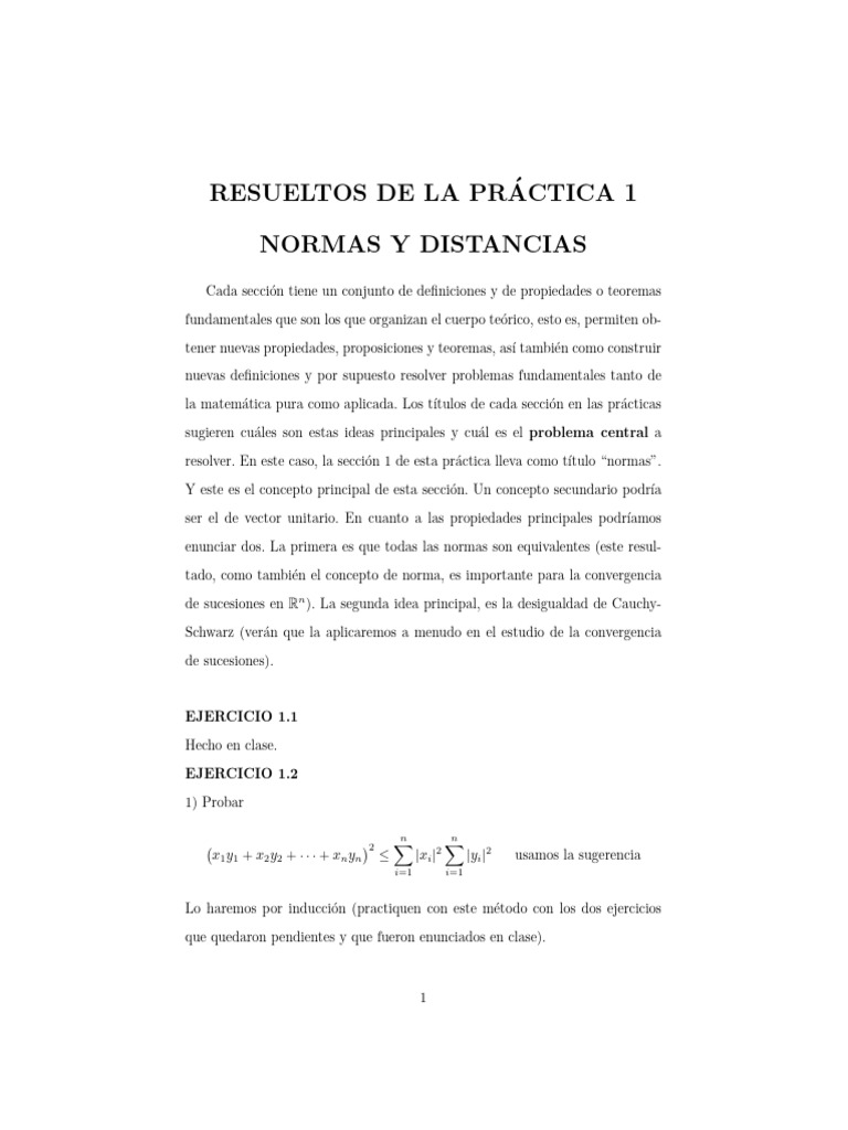 Resueltos Practica - 1 | PDF | Desigualdad (Matemáticas) | Relaciones matematicas