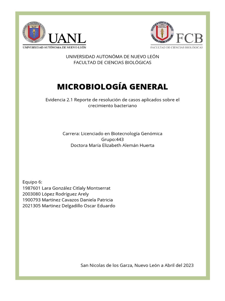 Micro Evidencia2.1 EQ6 443 | PDF
