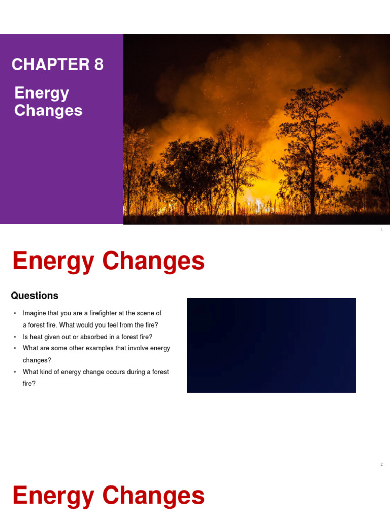 Mce Igcse Chemistry PPT c08 | PDF | Chemical Reactions | Heat