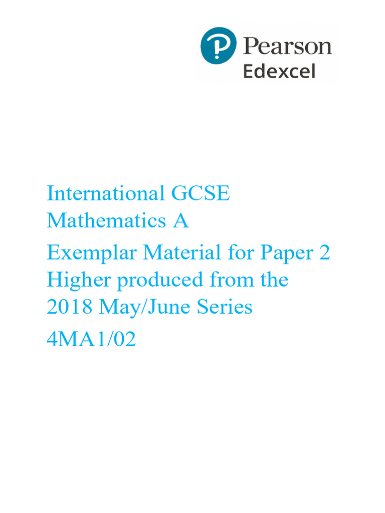 4MA1 Exemplars 2H | PDF | Triangle | Sphere