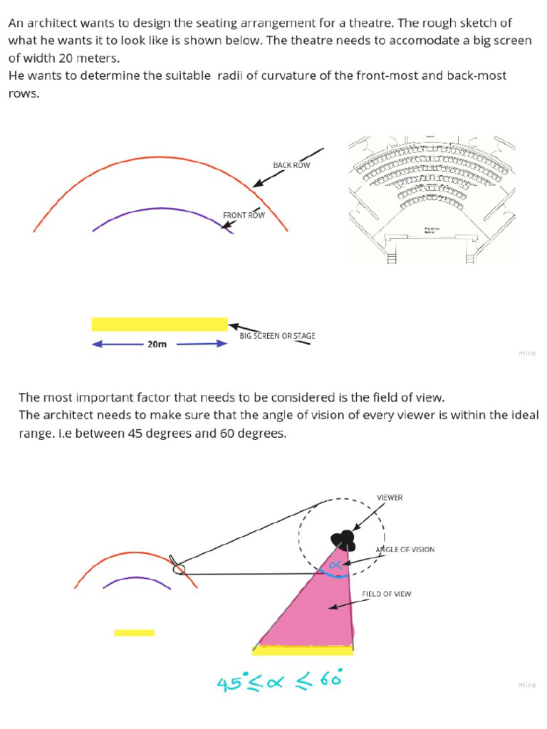 Application of Circle Geometry Problem | PDF