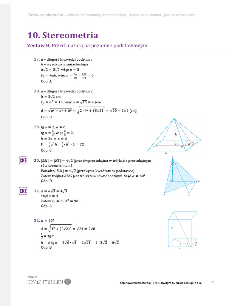 Stereometria B | PDF