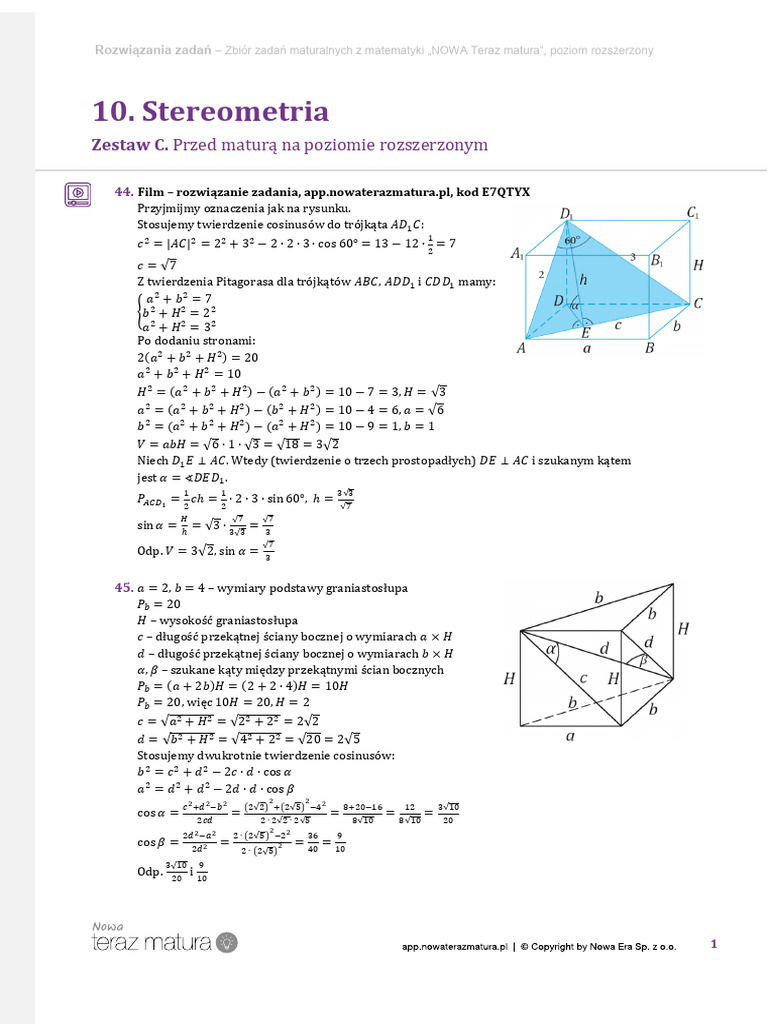 Stereometria C | PDF