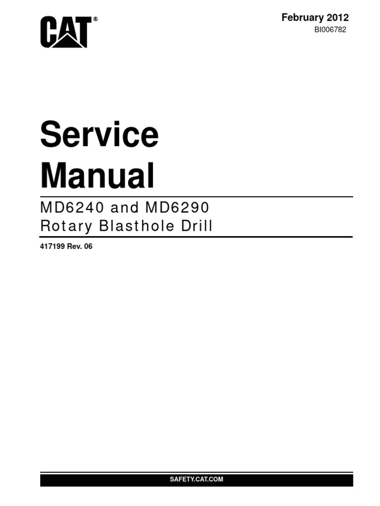 MD6240 CAT Manual de Servicio | PDF | Engines | Pump