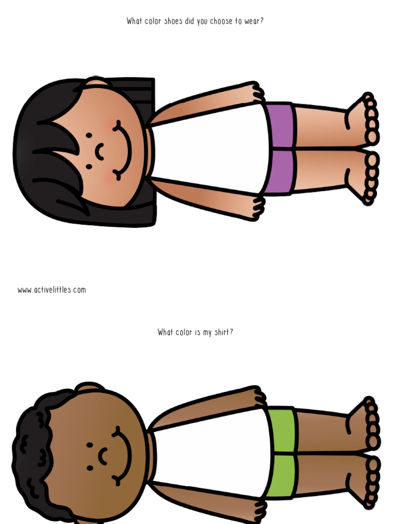 Spring Paper Dolls Active Littles | PDF