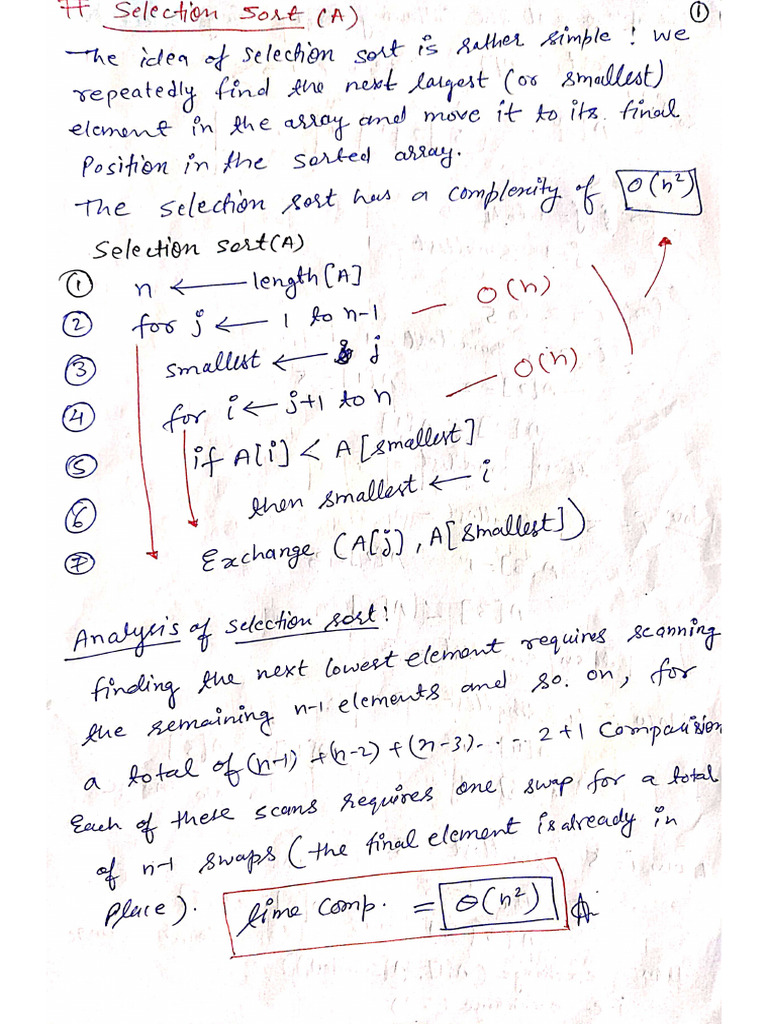DAA Notes Sorting | PDF DAA Notes Sorting | PDF
