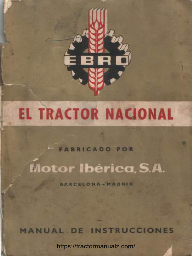 1960 EBRO 44 Diesel Operators Manual | PDF