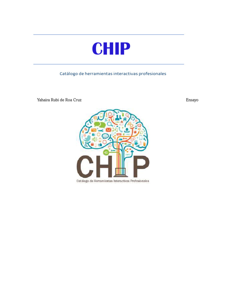 Catálogo CHIP UANL: Herramientas Interactivas | PDF