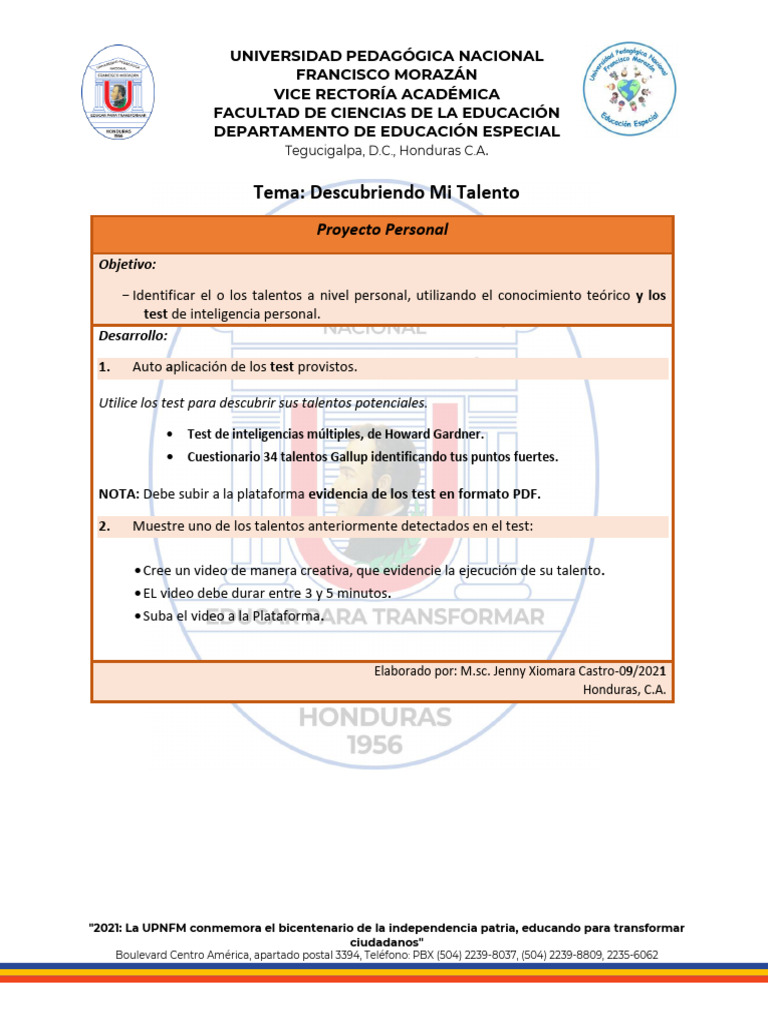 Guía Instruccional-Descubriendo Mis Talentos | PDF | Aprendizaje | Cognición