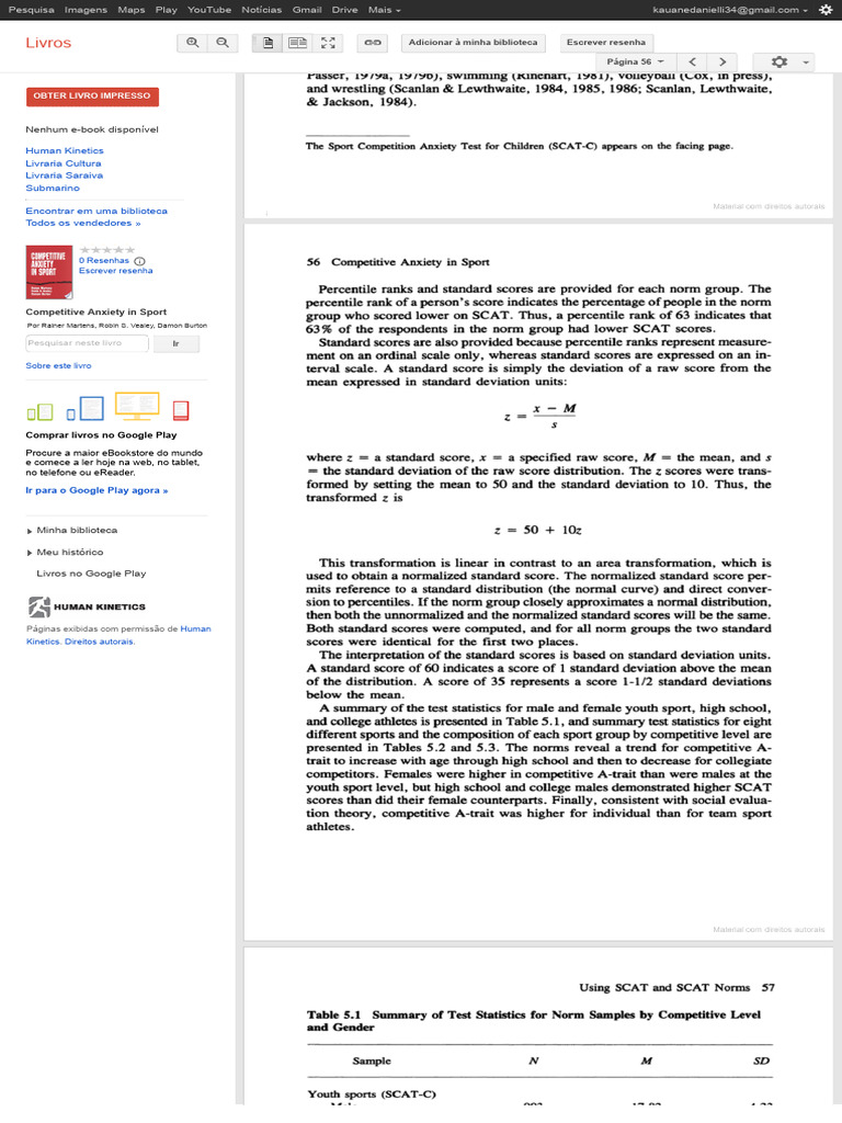 Competitive Anxiety in Sport - Rainer Martens, Robin S. Vealey, Damon ...