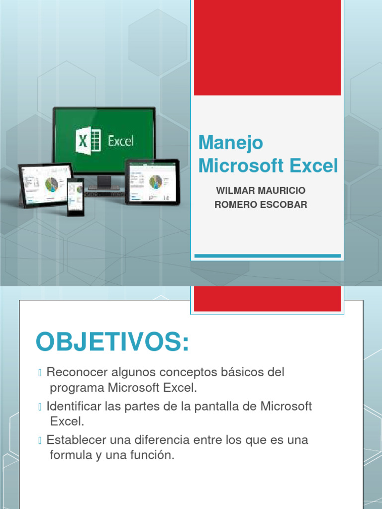 Evidencia Coceptos Basicos Excel | PDF | Microsoft Excel | Hoja de cálculo