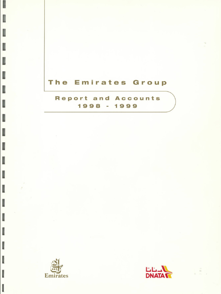 Emirates Annual Report 1998-1999 | PDF