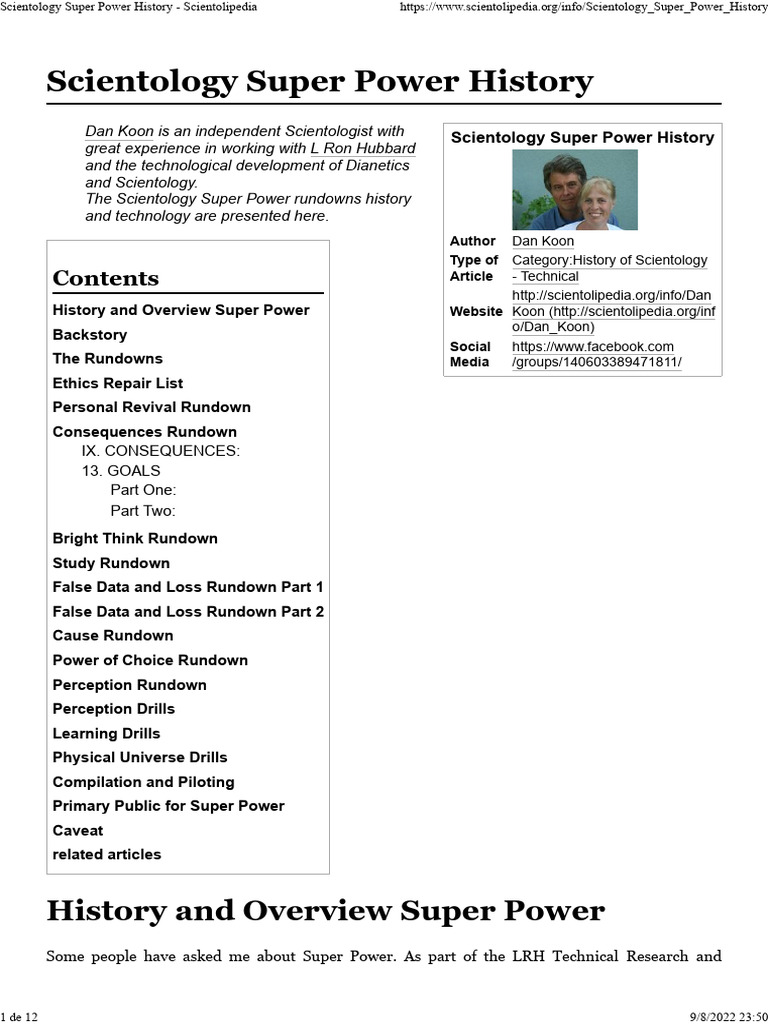 Super Power History | PDF | New Religious Movements | Ufo Religions