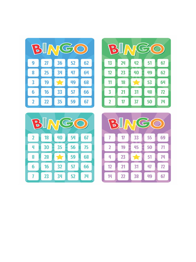 Printable Kindergarten Number Bingon 909.Jpg | PDF