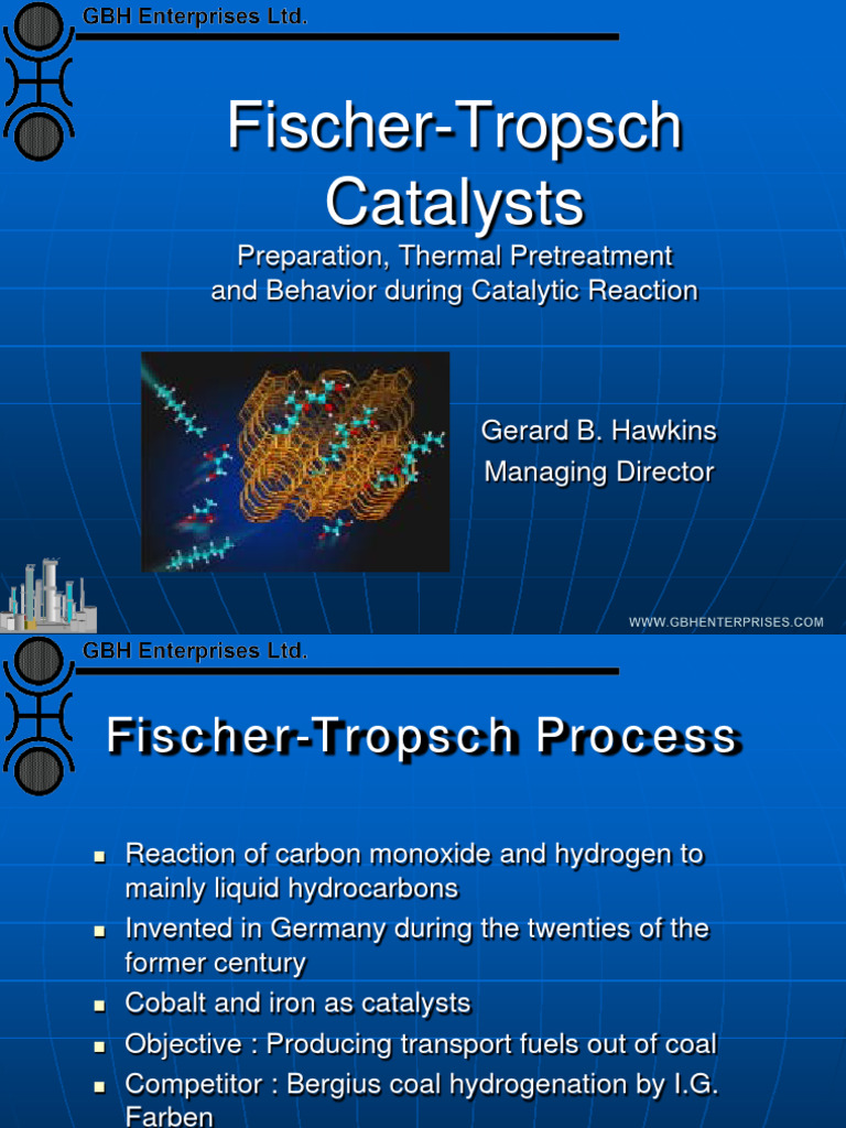 Fischer Tropsch Catalysts | PDF | Methane | Industrial Processes