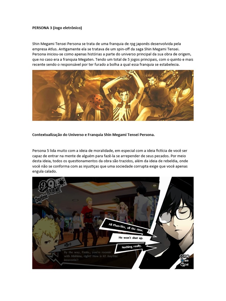 Persona 3 | PDF