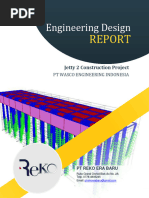 My Jetty Design | PDF | Beam (Structure) | Engineering