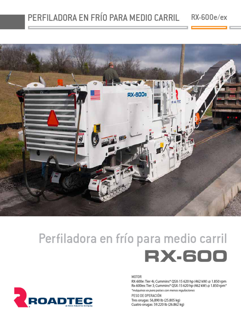 RX-600 Brochure - SPA 2 | PDF