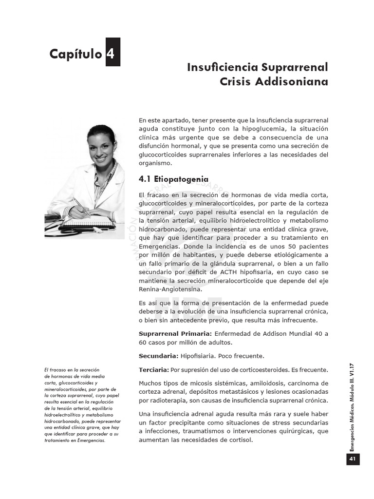 EM_III._Capitulo_4._Insufic._Suprarrenal_Crisis_Addisoniana._V1.17 | PDF | Glándula suprarrenal ...