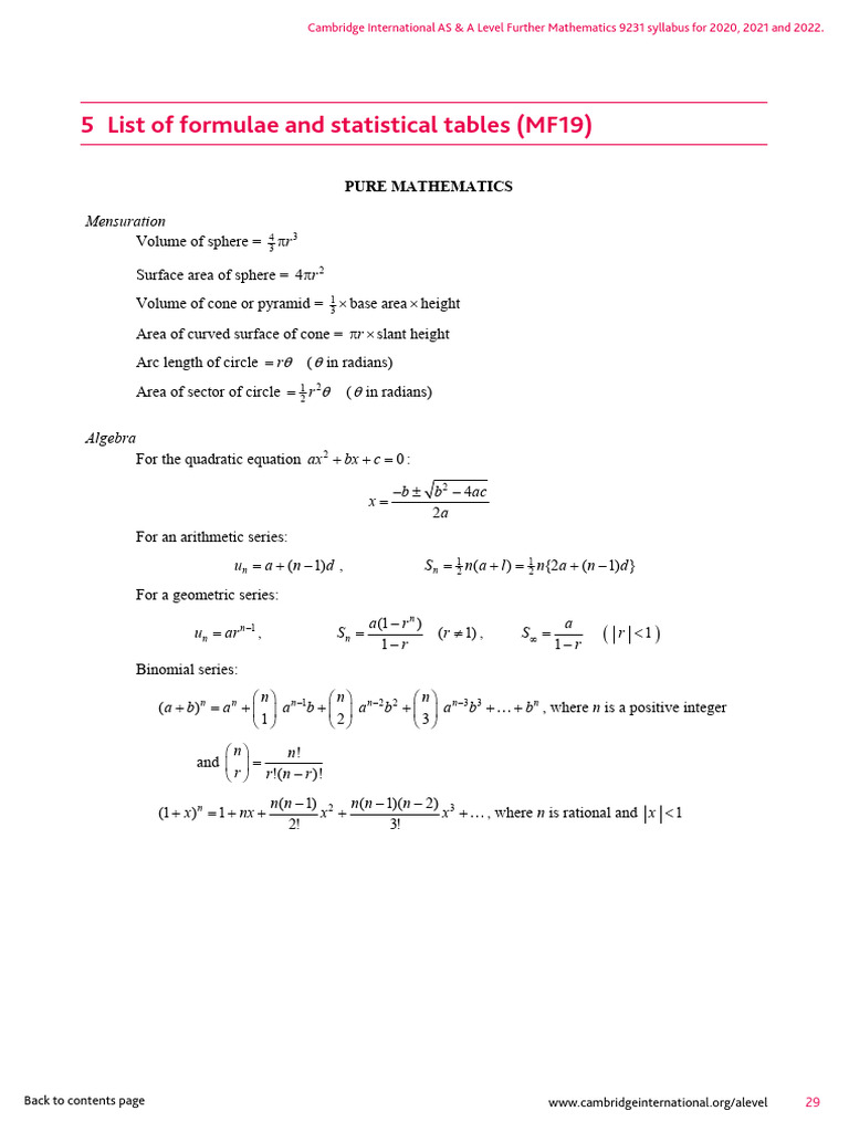 MF19 | PDF | Area | Trigonometric Functions