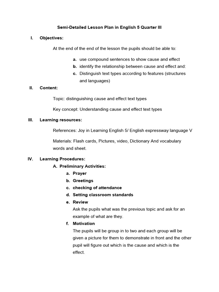 Explicit LP | PDF | Learning | Lesson Plan