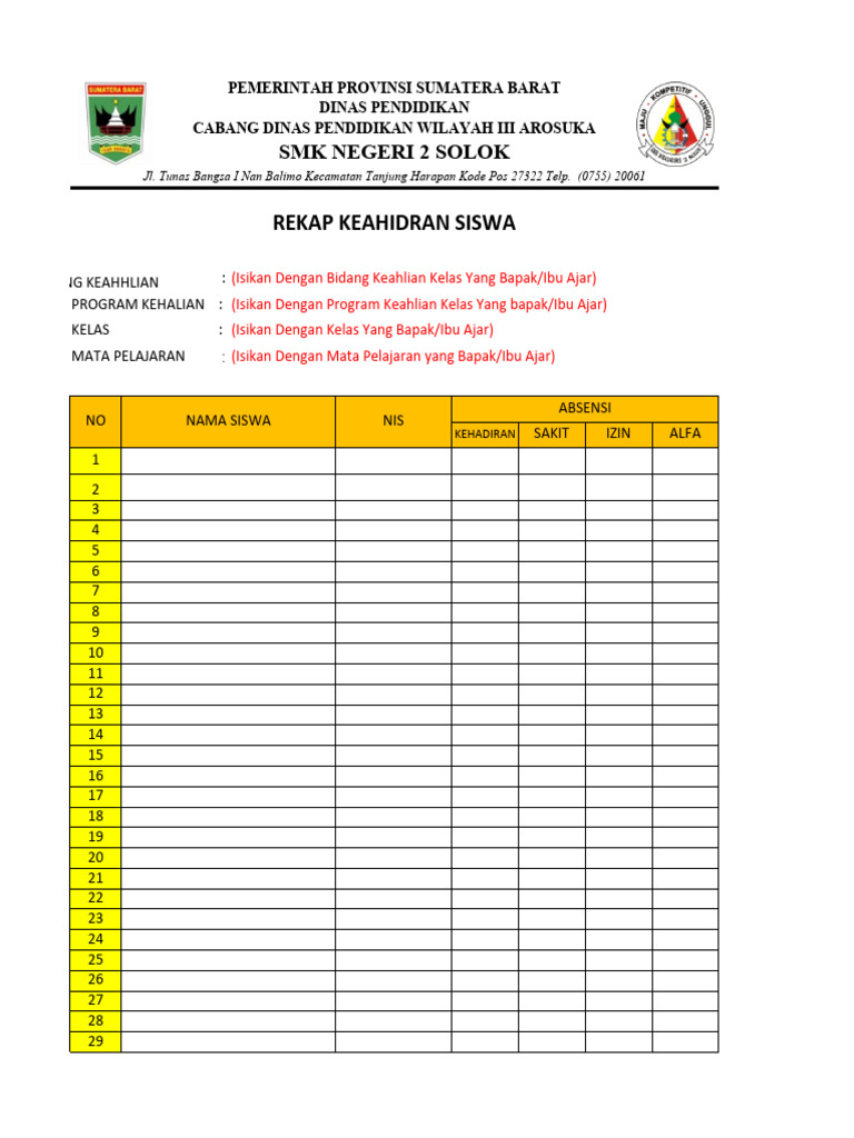Edit Blangko Nilai Pts Ganjil Tp 2023 2024 Kelas X Xi Pdf