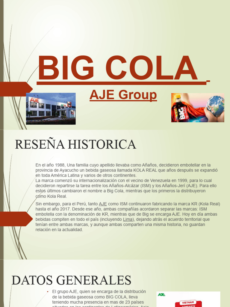 Big Cola Present | PDF