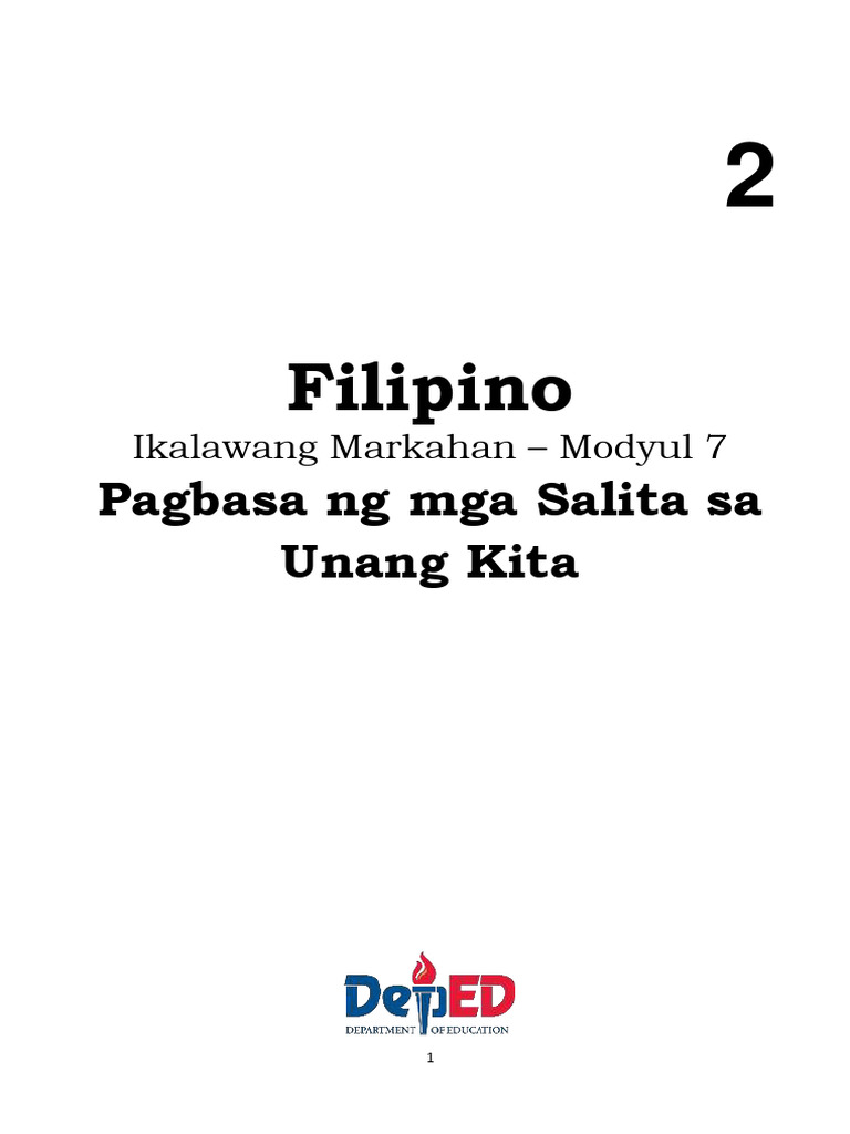 Filipino2 Q2 M7 L7 | PDF